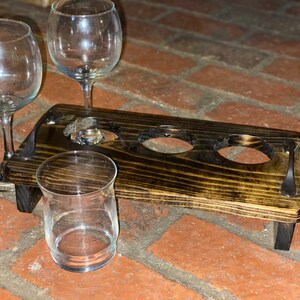 Date Night Flight/ Rustic Handmade Wine Flight/ Bourbon Flight/ Beer ...