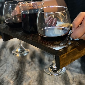 Date Night Flight/ Rustic Handmade Wine Flight/ Bourbon Flight/ Beer ...