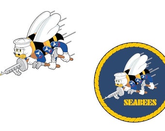 Navy Seabee Svg - Etsy