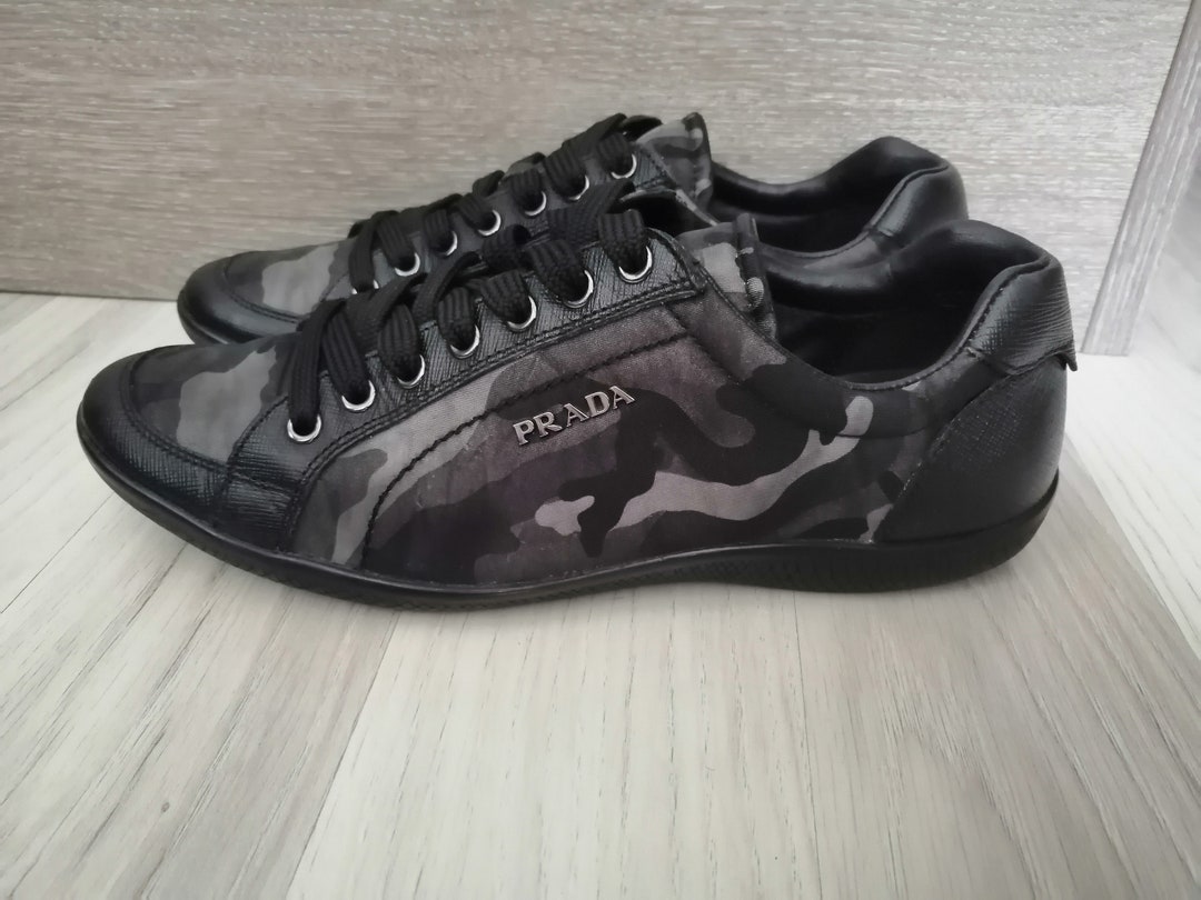 Prada Camouflage Sneakers EU 37.5 / UK 4.5 / US 7 Vintage - Etsy