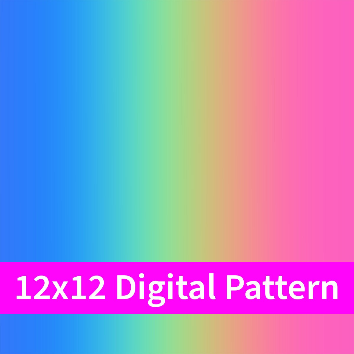 Rainbow Ombre Digital Pattern, Sublimation Pattern, Cup Pattern ...