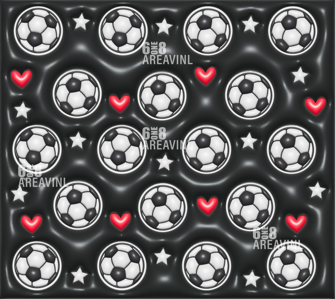 3D Puff Soccer Cup, 3d Puff Sublimation Wrap, Sublimation Wrap, Png ...