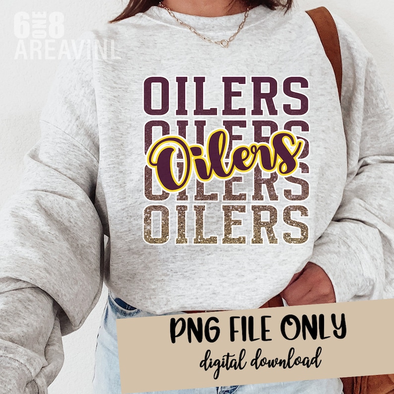 Oilers Digital Download, School Spirit Png, Digital Download Oilers Png ...