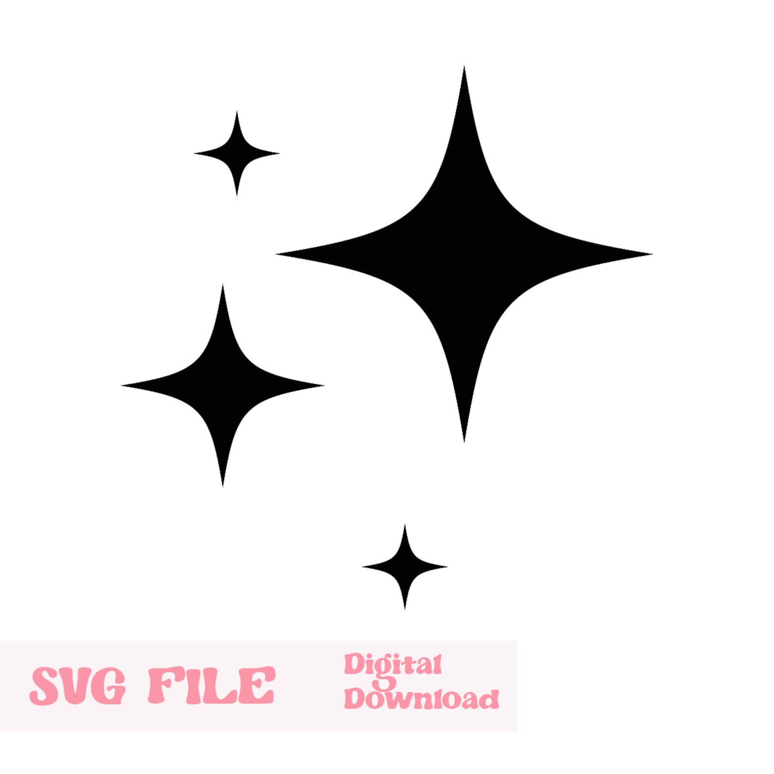 Star Sparkle Svg, Diamond Shape Svg, Clipart Svg, Sparkle Shape Svg - Etsy