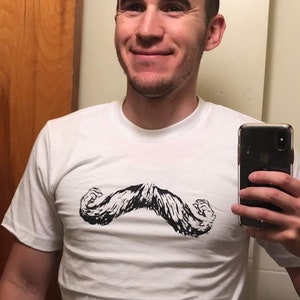 Mustache Tee, Mustache Graphic, Men's Shirt, Women’s Shirt, Men’s Tee ...