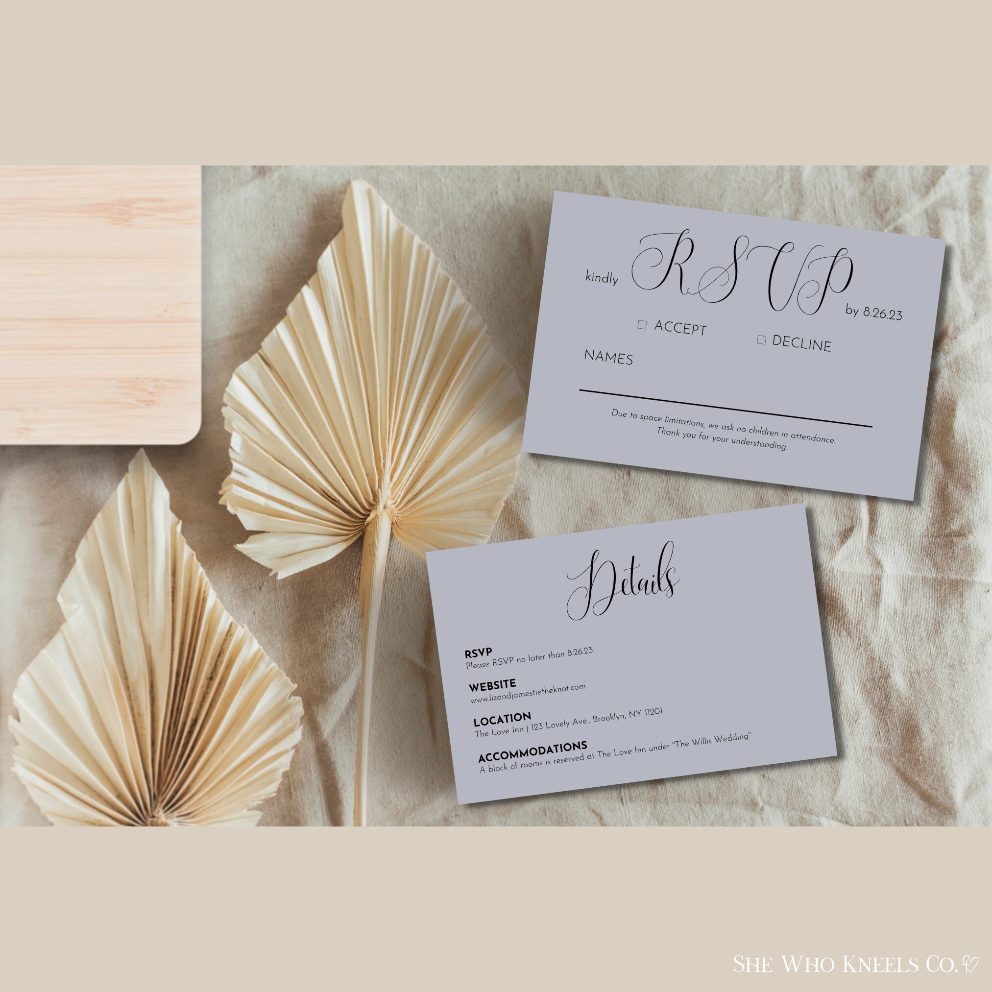 Modern Blue Wedding Bells Wedding Invitation Template, Blue Wedding ...