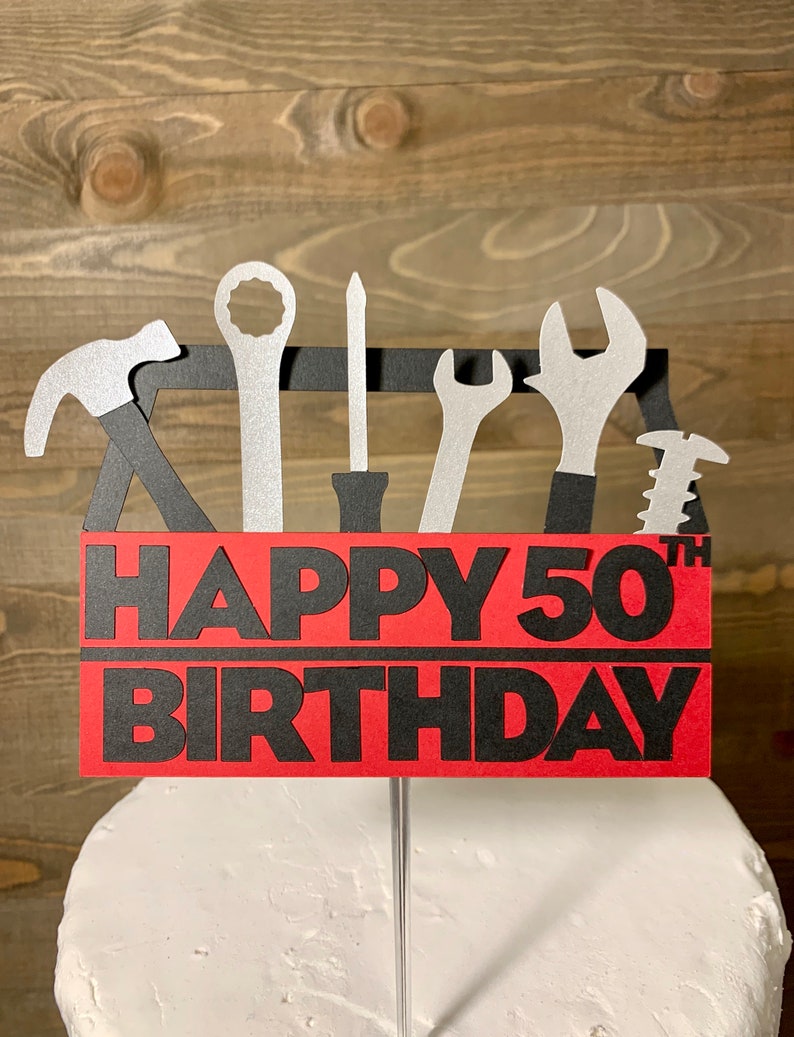 Tools Cake Topper Handyman Cake Topper Mechanic Cake Topper - Etsy