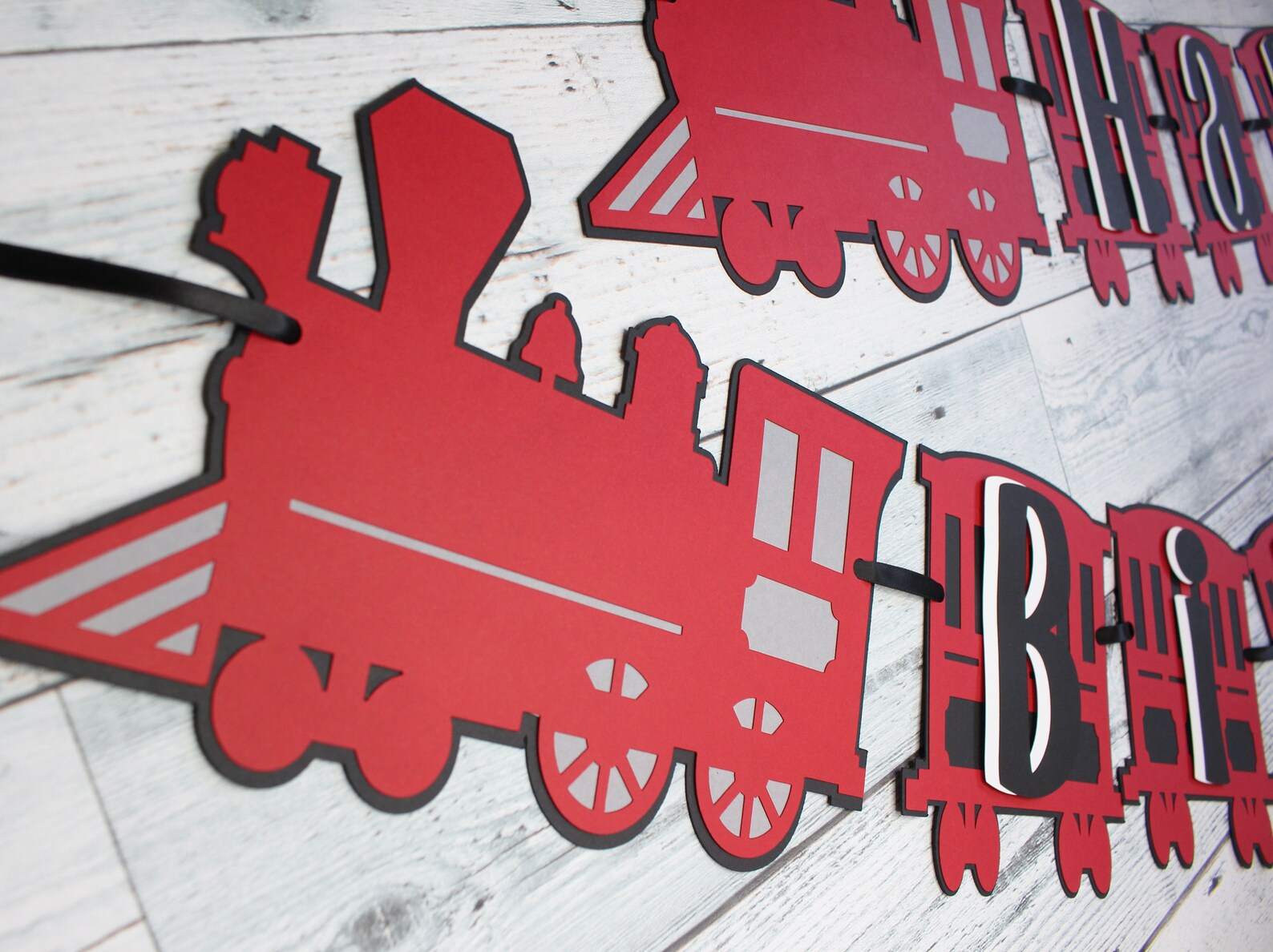 Train Banner Train Name Banner Train Happy Birthday Banner | Etsy