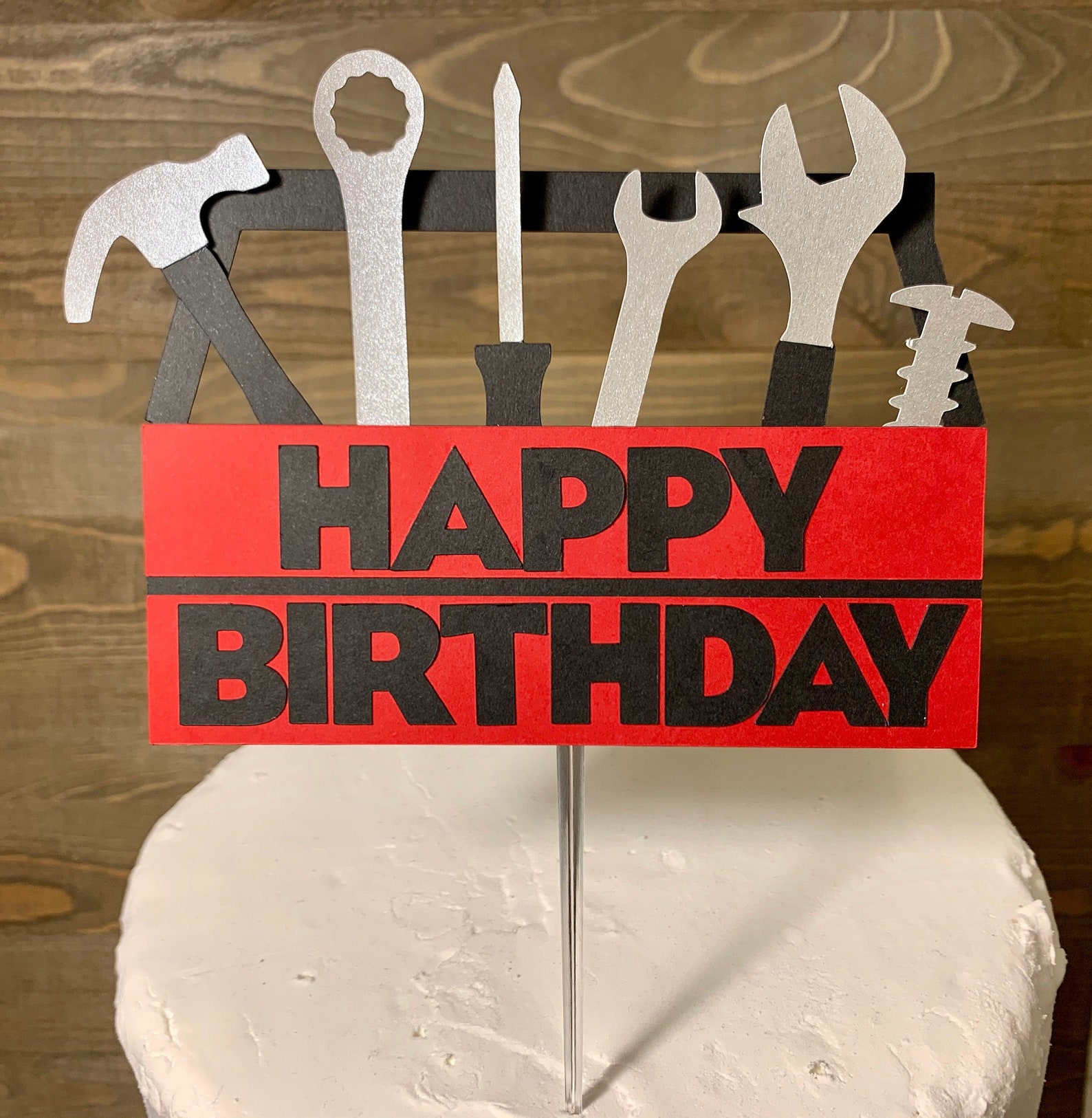 Tools Cake Topper Handyman Cake Topper Mechanic Cake Topper - Etsy