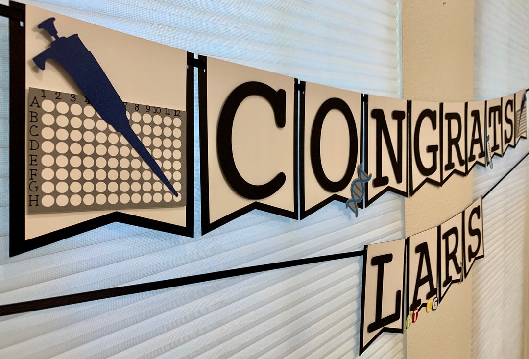 Science Banner, Graduation Lab Banner, PCR Banner, Biology ...