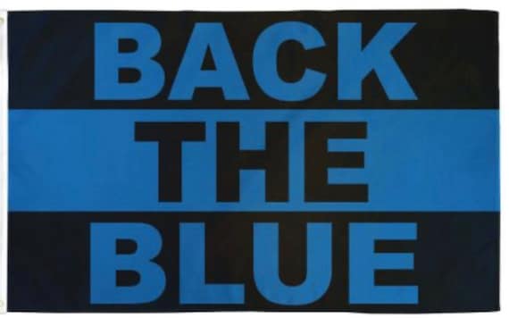 Back the Blue Flag - Etsy