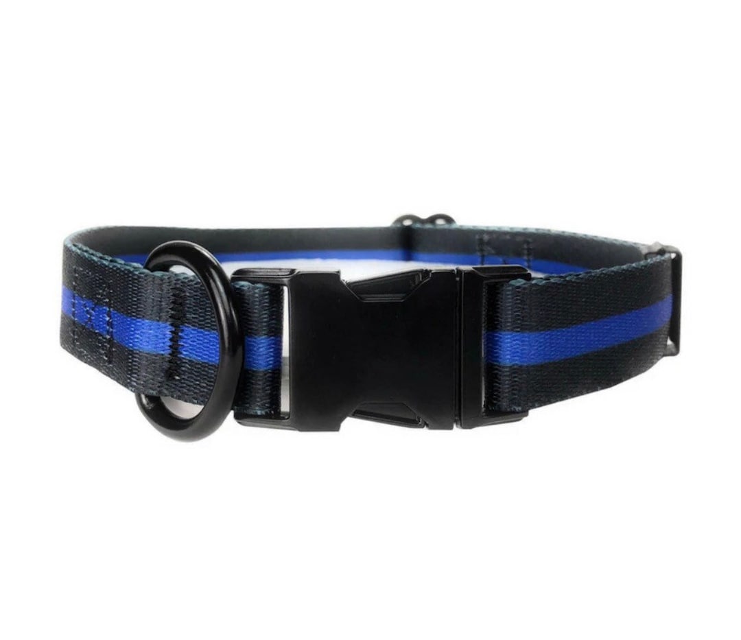 Thin Blue Line Dog Collar and Leash - Etsy