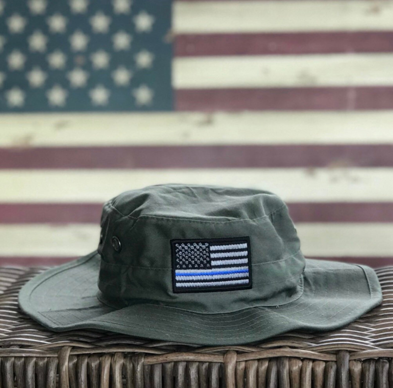 Boonie Hat Thin Blue Line - Etsy