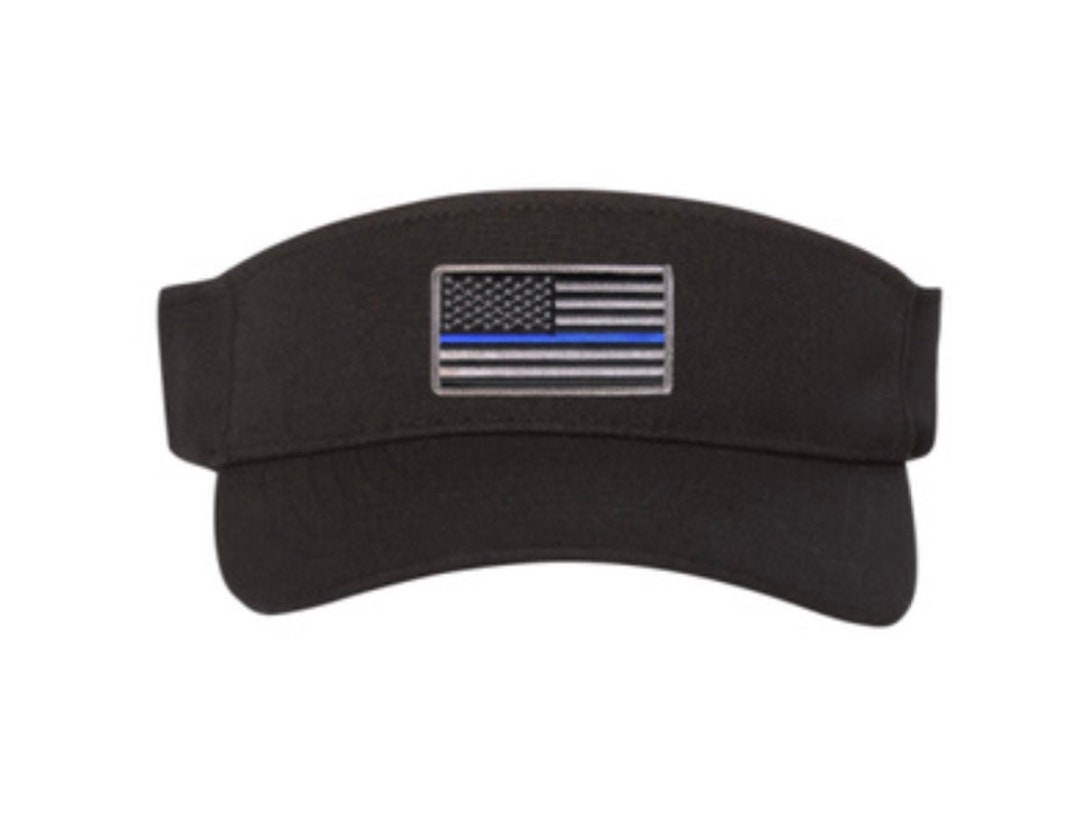 Blue Line Flag Visor - Etsy