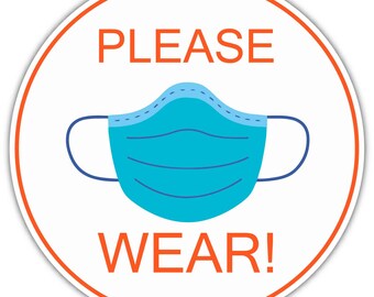 Face mask stickers | Etsy