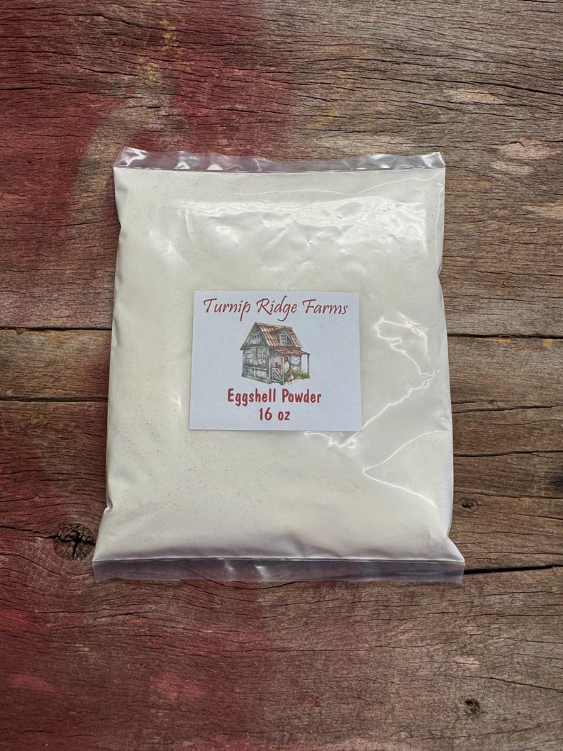 Finely Ground Eggshell Powder: Natural Calcium Supplement & Garden ...