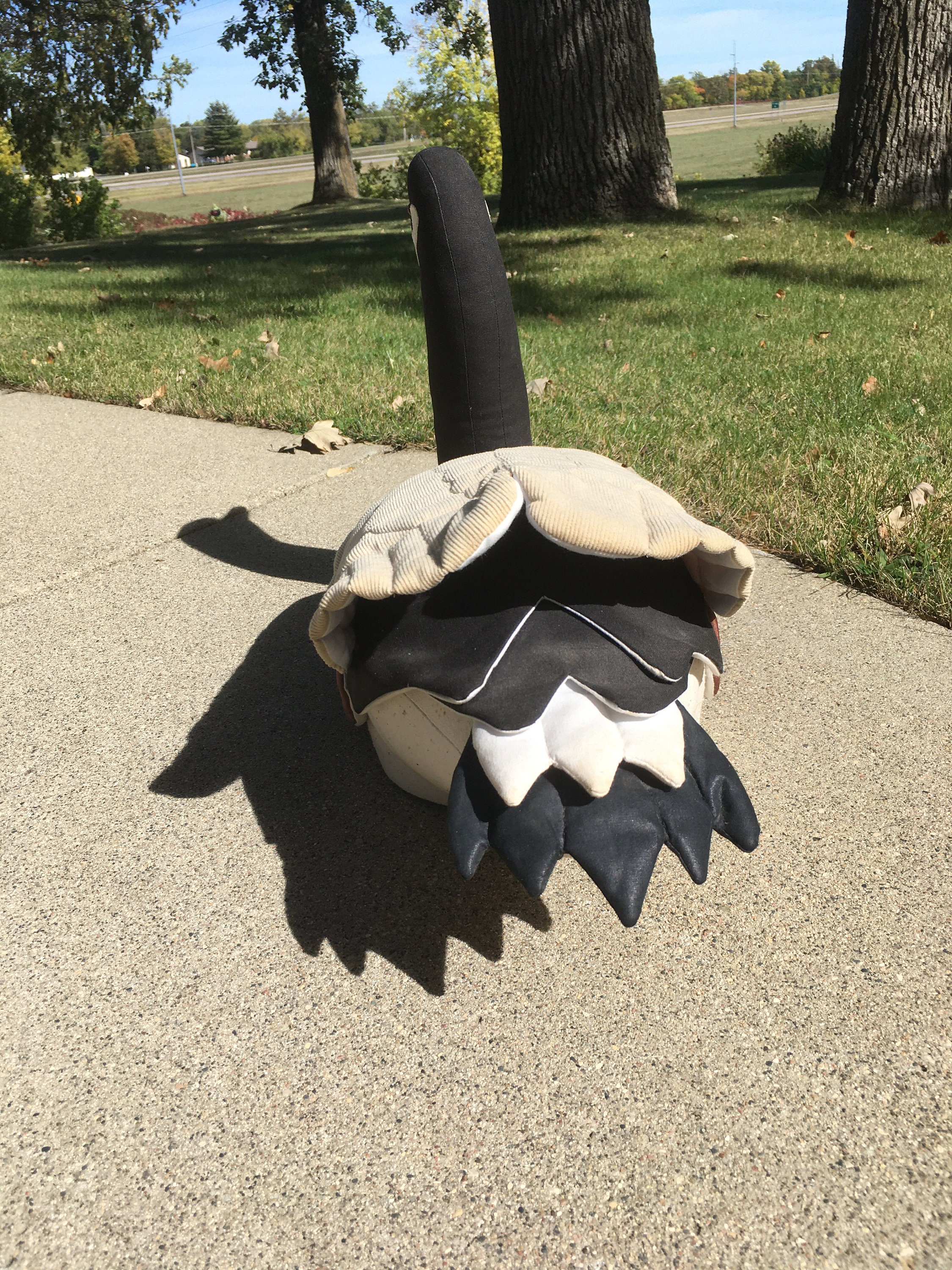 Vintage Handmade Canada Canadian GOOSE Fabric Sculpture Decoration ...