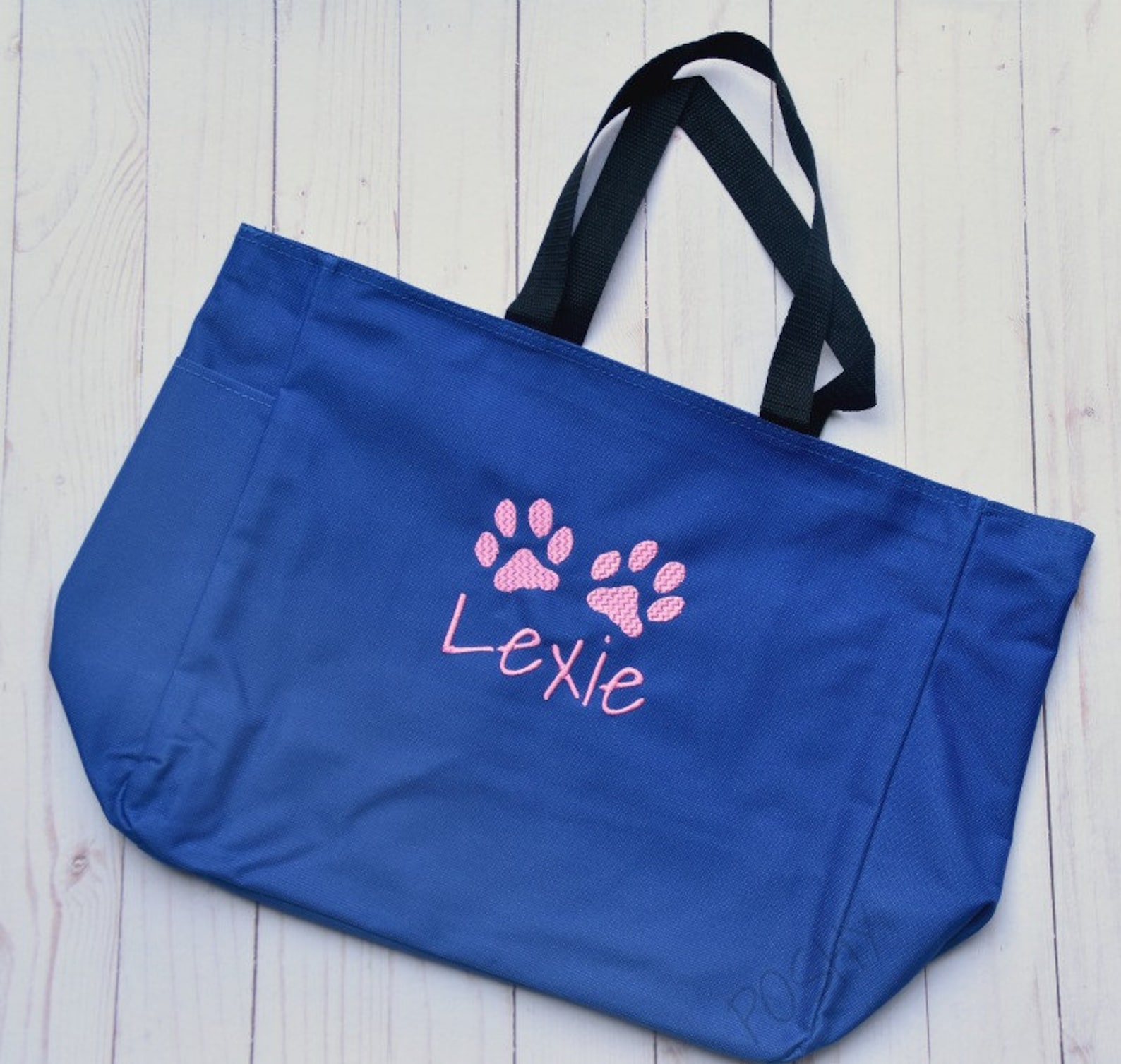 Personalized Dog Tote Dog Travel Tote Doggy Day Care Tote - Etsy