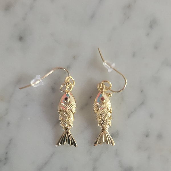 Fish Earrings - Etsy
