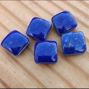 Natural Lapis Lazuli Square Shape Briolette Gemstone, Lapis Lazuli High ...