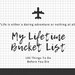 My Bucket List Journal - Etsy