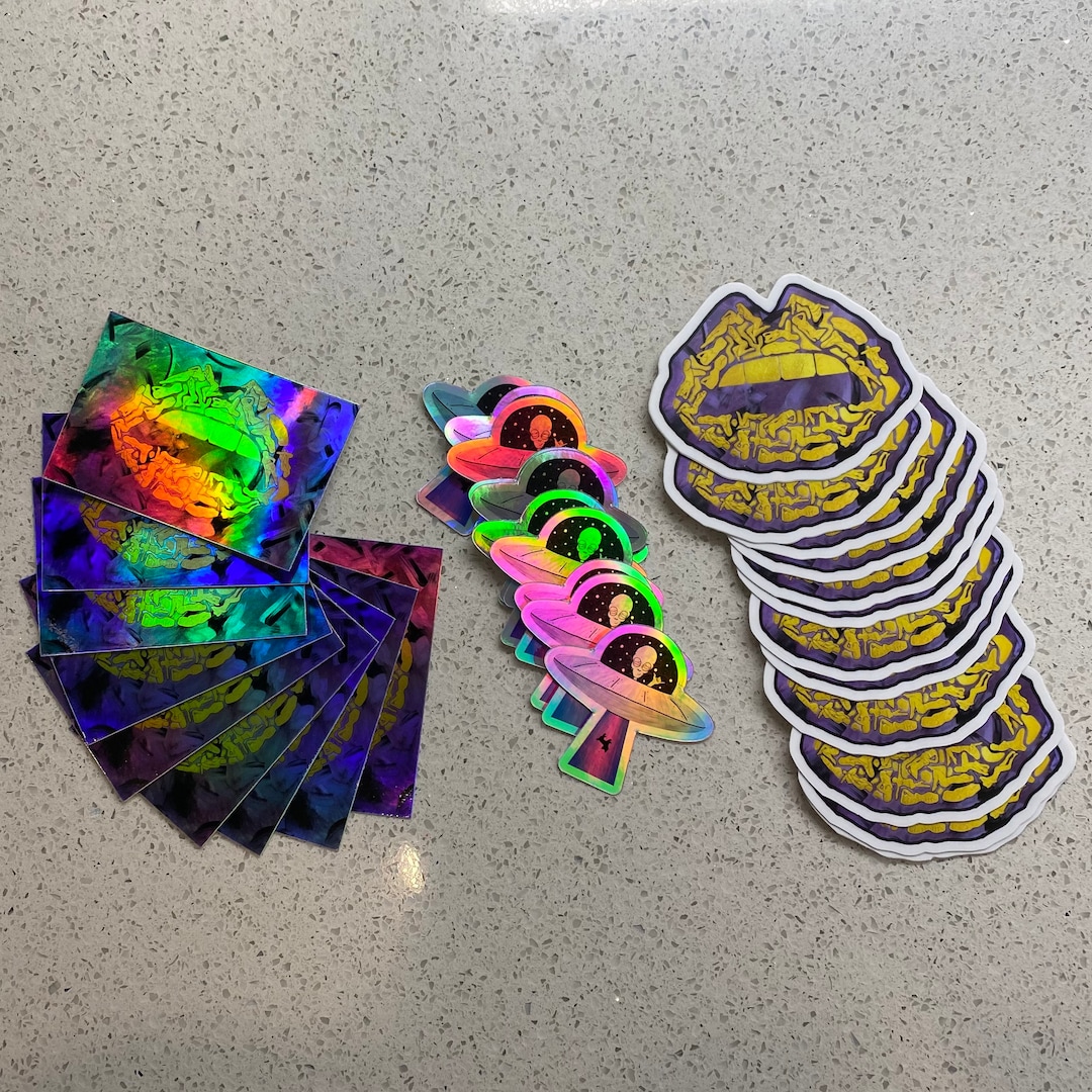 Holographic Stickers - Etsy