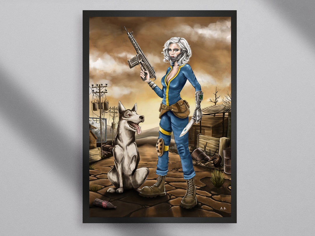 Fallout Fanart Print, Fan Art, Wall Art - Etsy