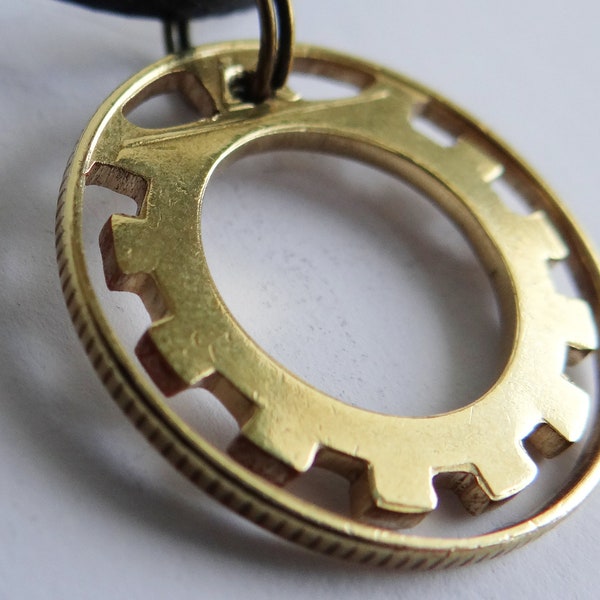 Gear Necklace - Etsy