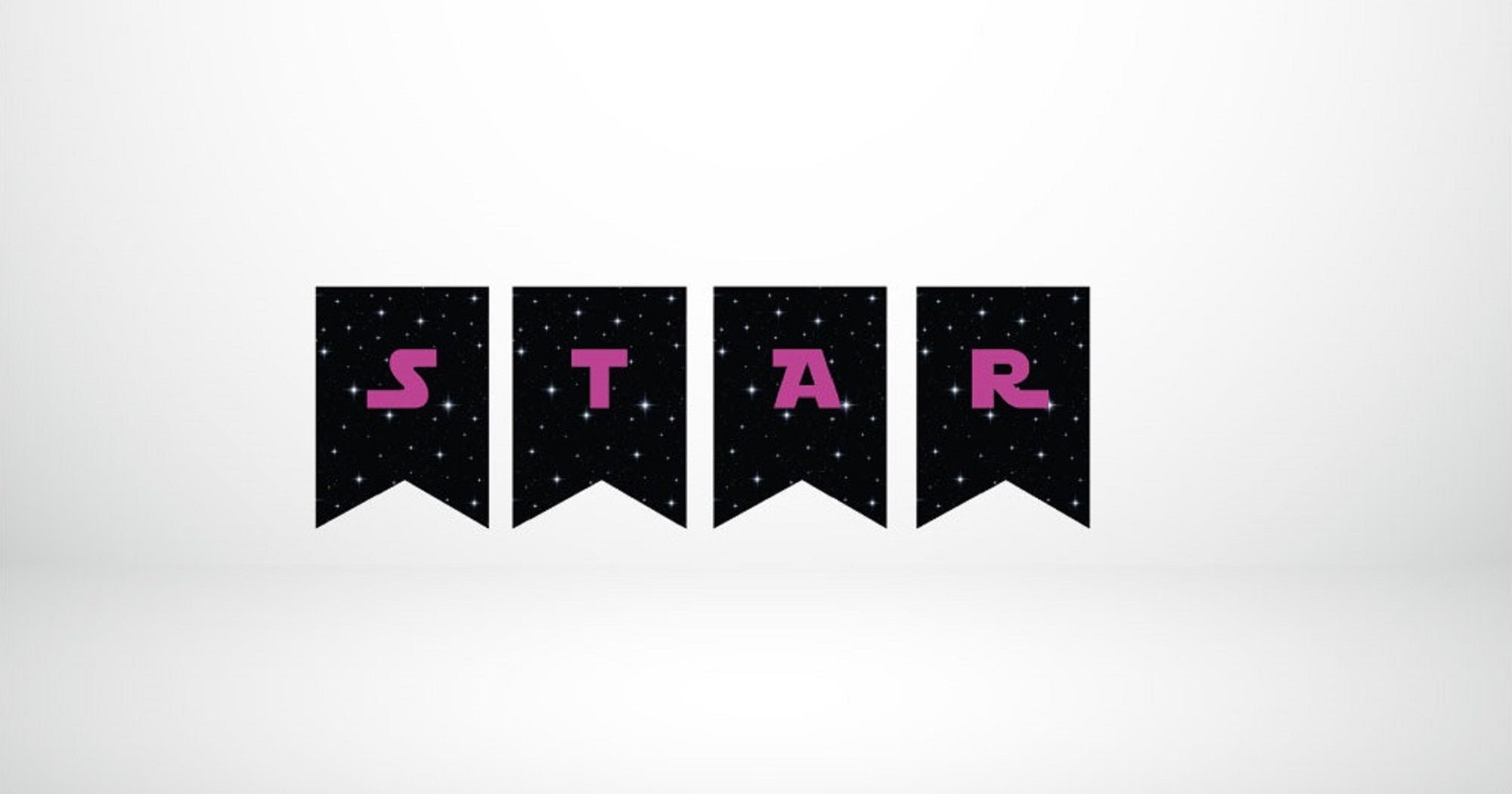 Star Wars Banner, Party Decoration, With ALL LETTERS, Instant Download ...