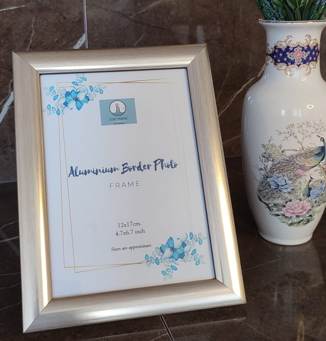 Egemare Aluminium Border Photo Frame, 4.7x6.7', 12x17cm. - Etsy