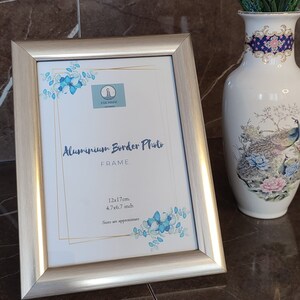 Egemare Aluminium Border Photo Frame, 4.7x6.7', 12x17cm. - Etsy