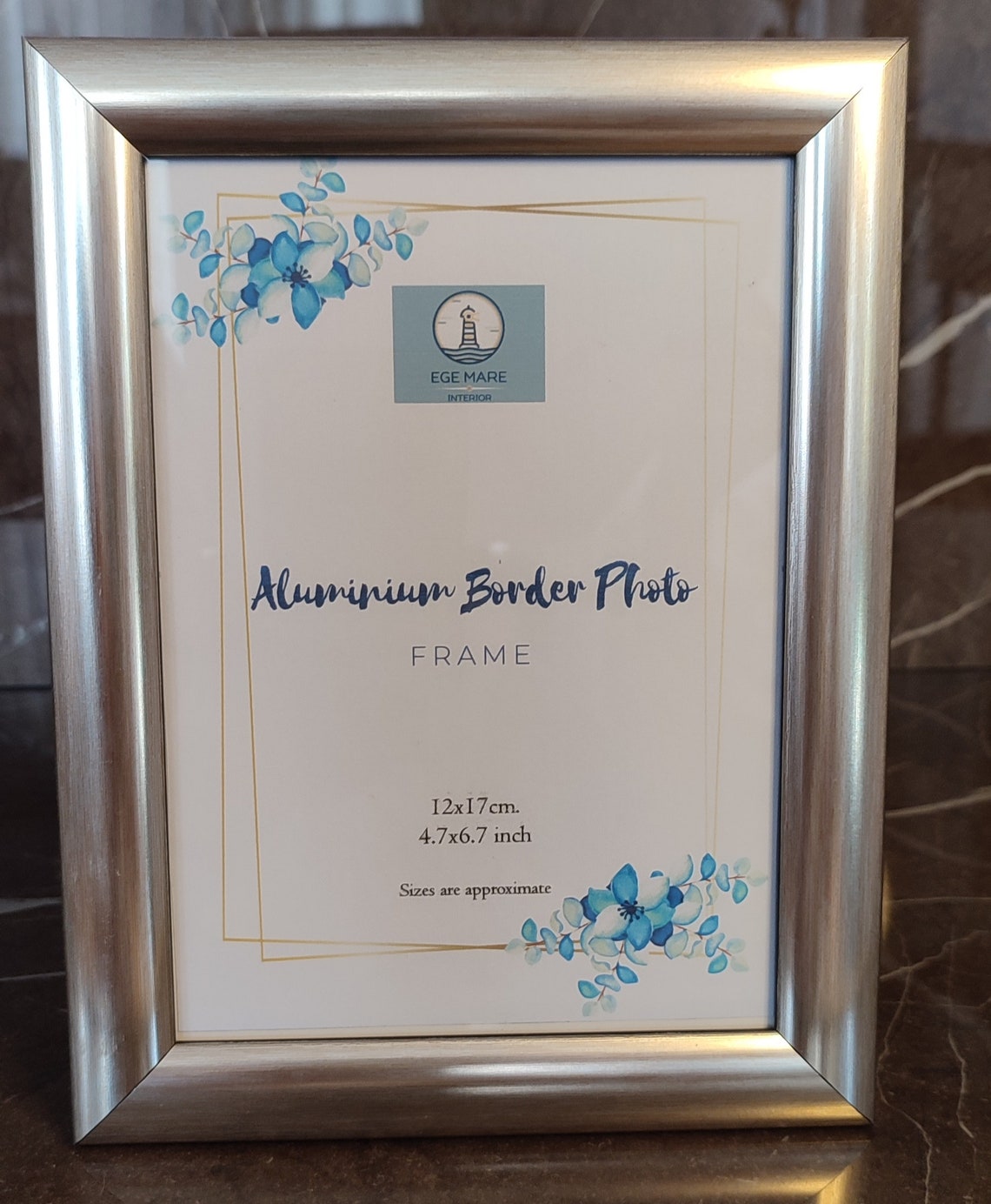 Egemare Aluminium Border Photo Frame, 4.7x6.7', 12x17cm. - Etsy