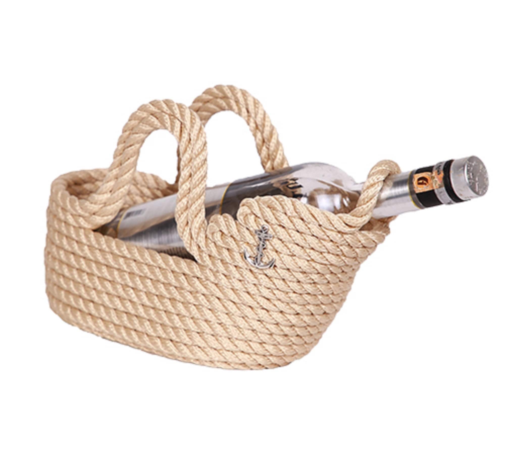 Handmade, Rope Design, Bottle Holder / Basket - Etsy