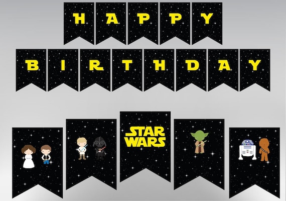 Star Wars Printable Banner