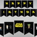 Star Wars Banner, Party Decoration, With ALL LETTERS, Instant Download ...