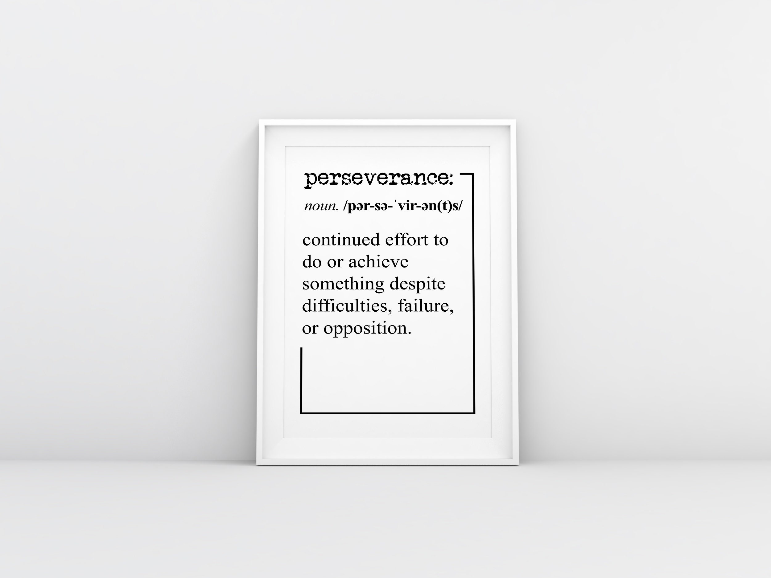 Perseverance Dictionary Definition
