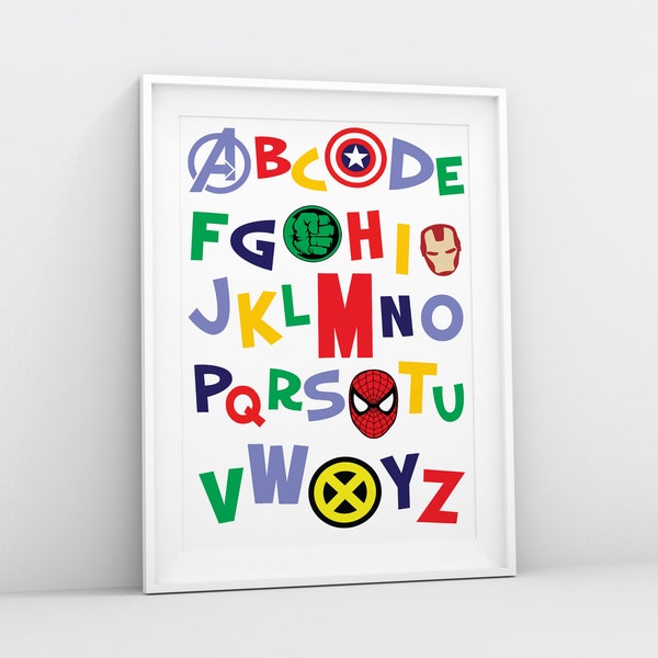 Superhero Posters - Etsy