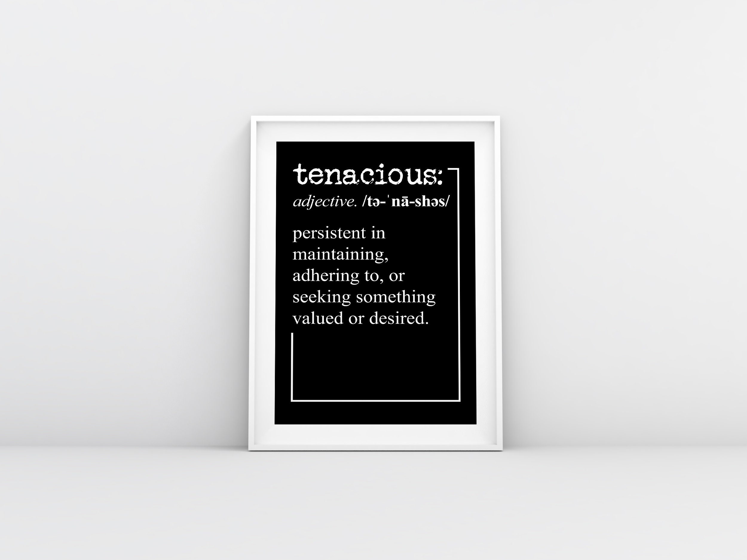 Tenacious Definition
