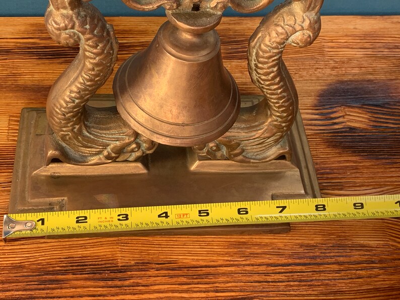 Vintage German Statue Bronze Bell Antique German Bronze - Etsy