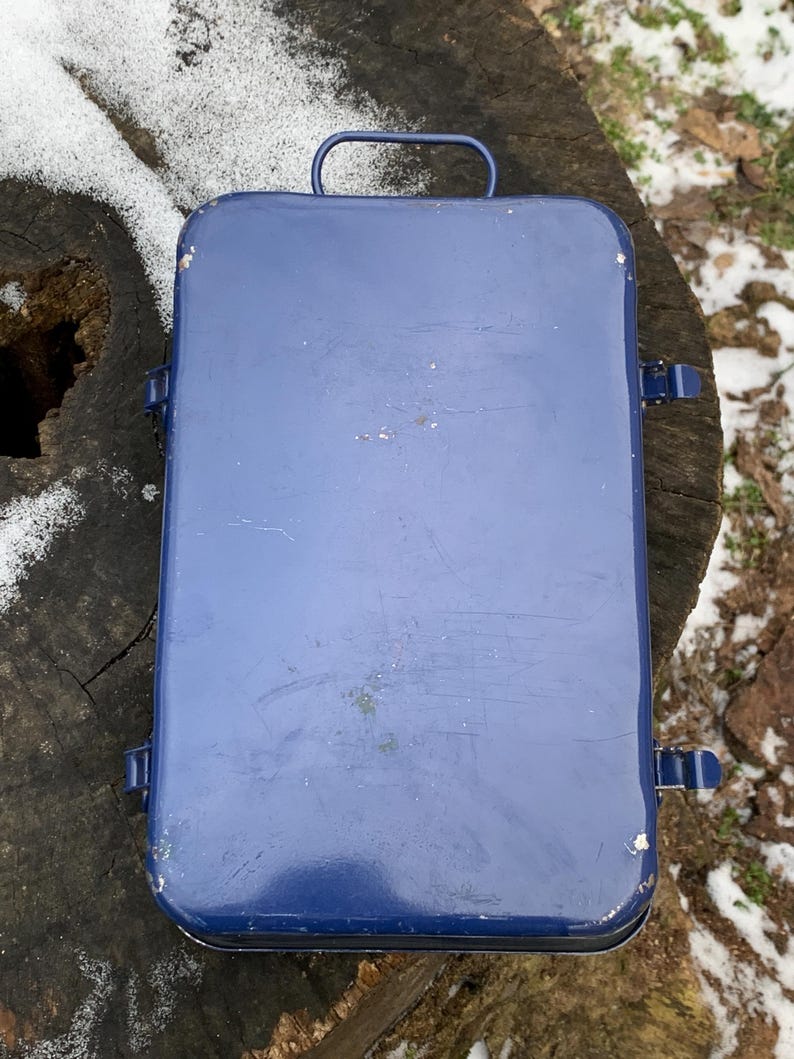 Vintage German Metal First Aid Kit – Kraftwagen-verbandkasten A – DIN ...