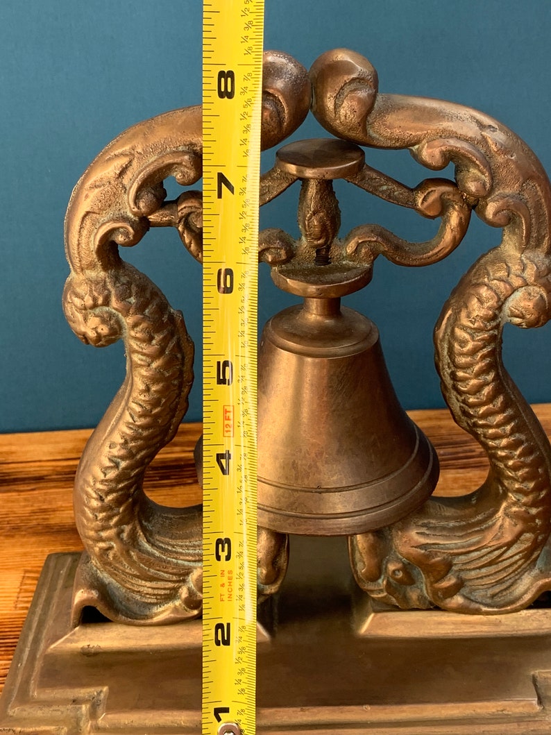 Vintage German Statue Bronze Bell Antique German Bronze - Etsy