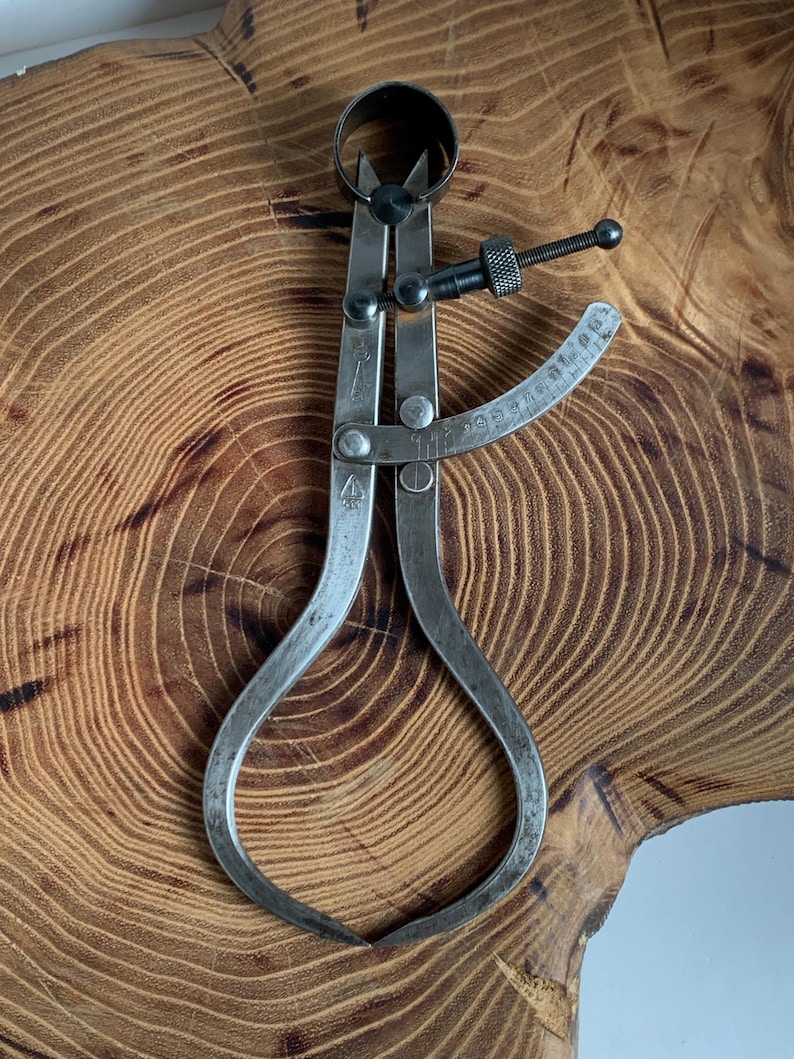 Vintage German Bow Caliper, W&F Machinist Tool, Precision Measuring ...