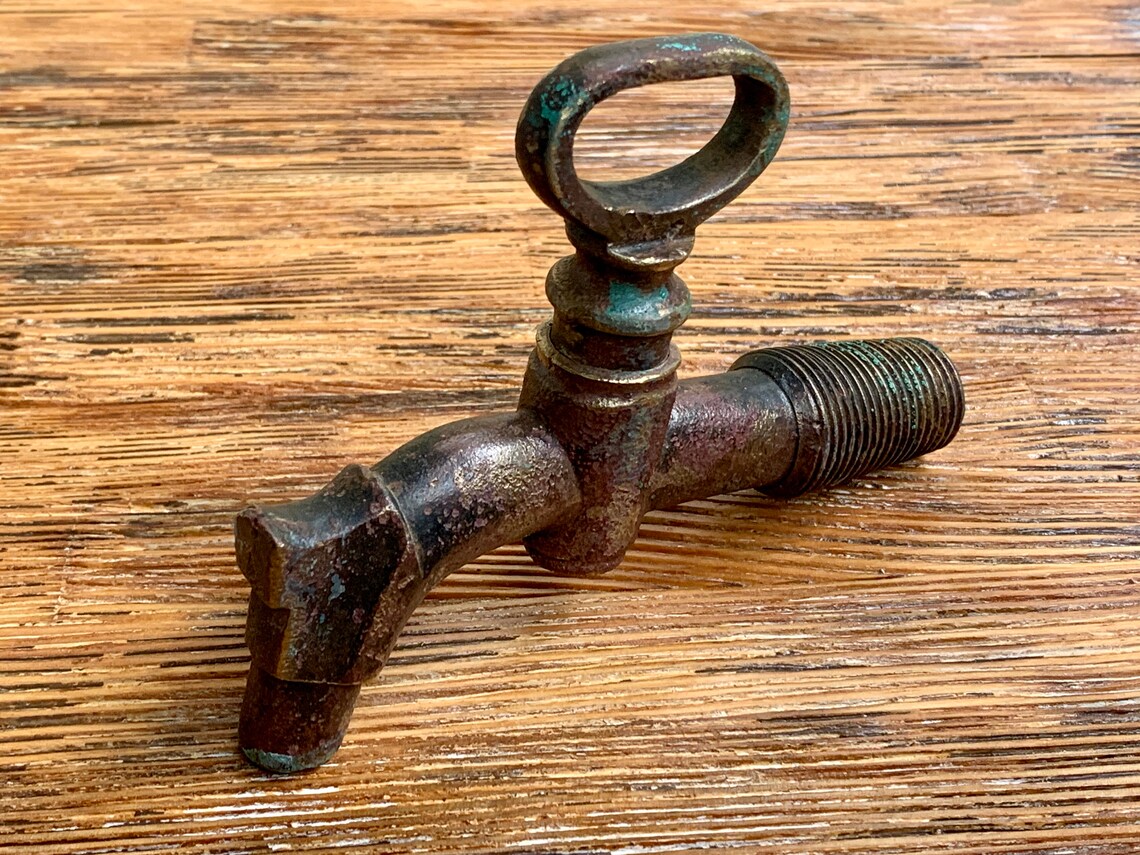 Vintage Water Tap. Barrel crane. Tap Bronze. Antique Barrel | Etsy