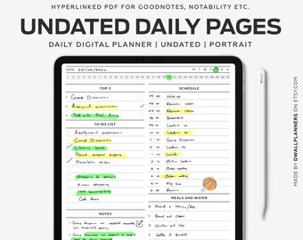 Digital Notebook for Goodnotes Notability Student Digital - Etsy