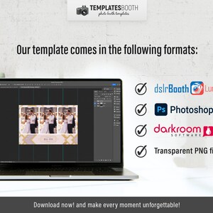 Wedding Photo Booth, Elegant Purple Gold Photobooth Template 6x4 3 Photo Template - Etsy