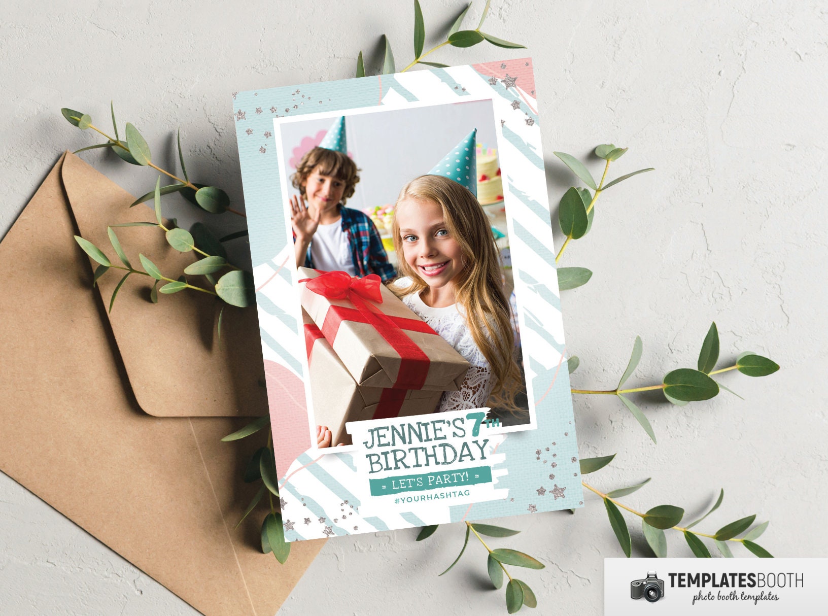 Birthday Photo Booth Template, Fun Birthday Party Photobooth Template ...