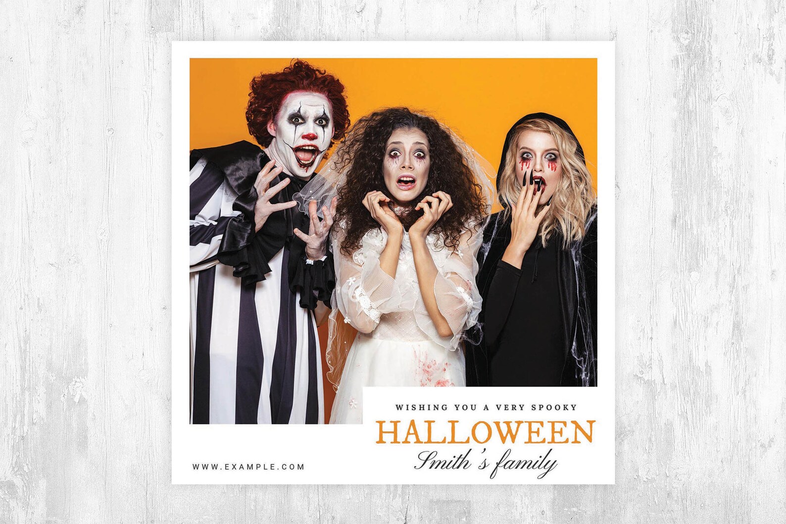 Halloween Photo Booth Template | Photoshop PSD | PNG - Etsy