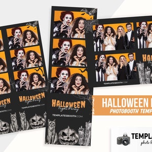 Halloween Photo Booth Template | Photoshop PSD | PNG | Halloween ...