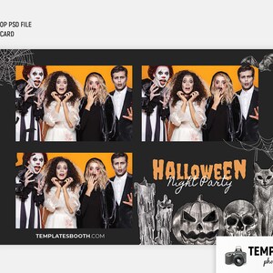 Halloween Photo Booth Template | Photoshop PSD | PNG | Halloween ...