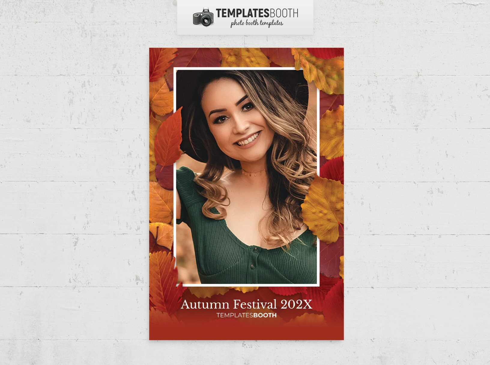 Autumn Festival Photo Booth, Fall Season Photobooth Template in 4x6 1 ...